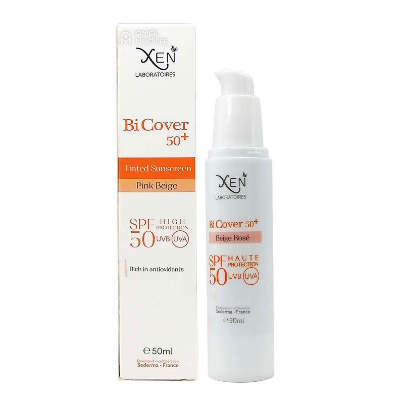 Ecran solaire tienté - Spf 50+ - Xen Bi Cover - écran & stick - Beige ...